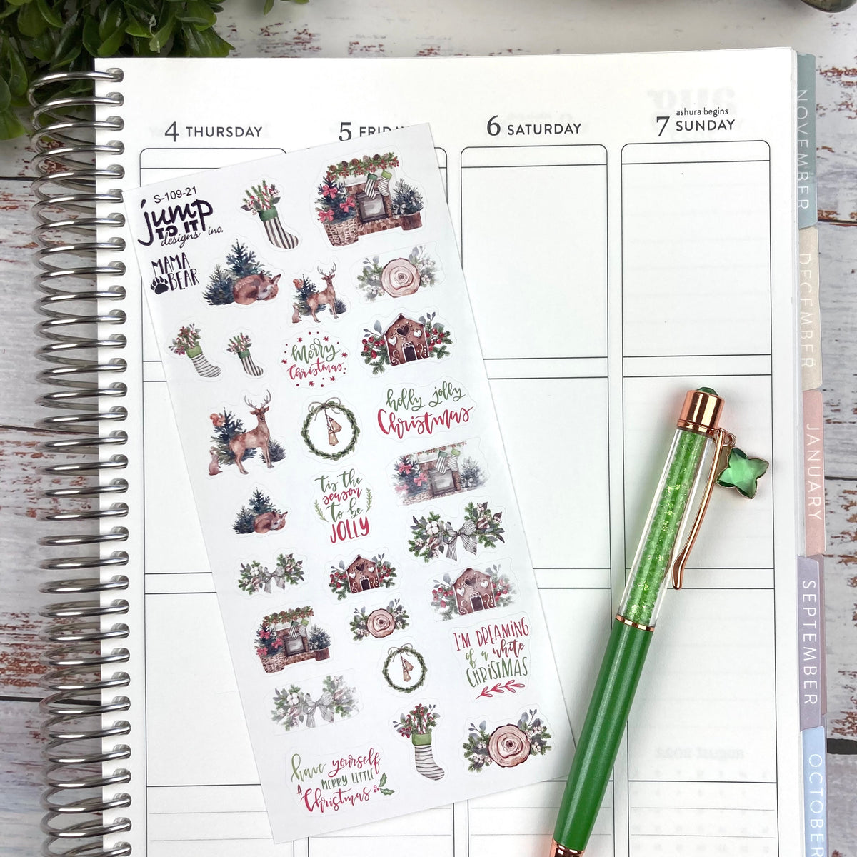 Christmas Traditions Deco sheet - planner stickers (S-109-21) – Jump To ...
